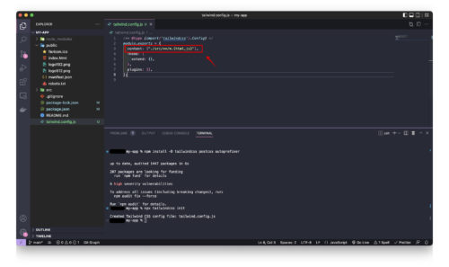 ReactでTailwind CSSを使用する（PostCSSプラグイン使用） | Tukky Note
